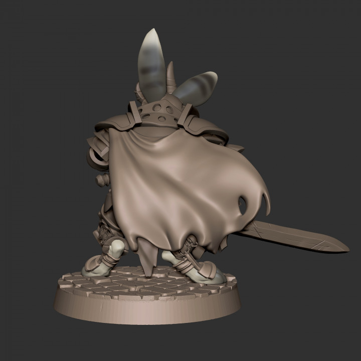 3D Printable Harengon Warrior by Bite the Bullet