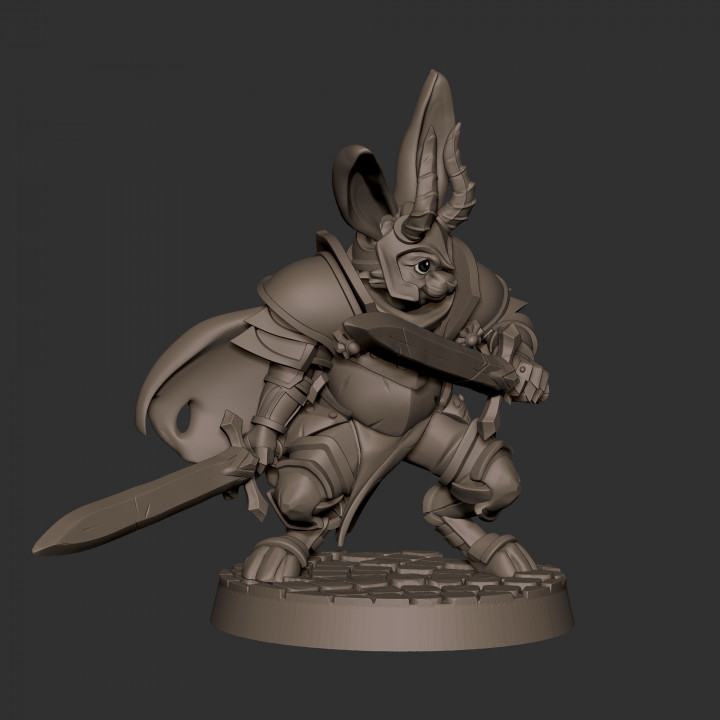 3D Printable Harengon Warrior by Bite the Bullet