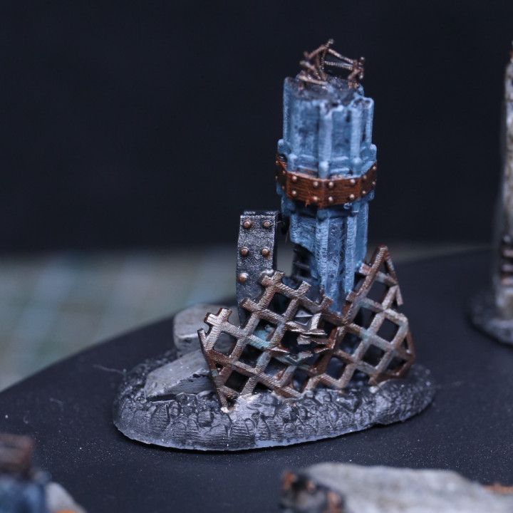 3D Printable Scraps and Ruins for Basing - Basing Bits by Voy Forges