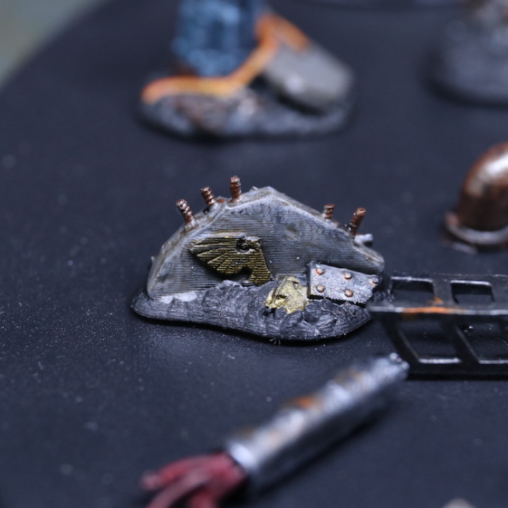 3D Printable Scraps and Ruins for Basing - Basing Bits by Voy Forges