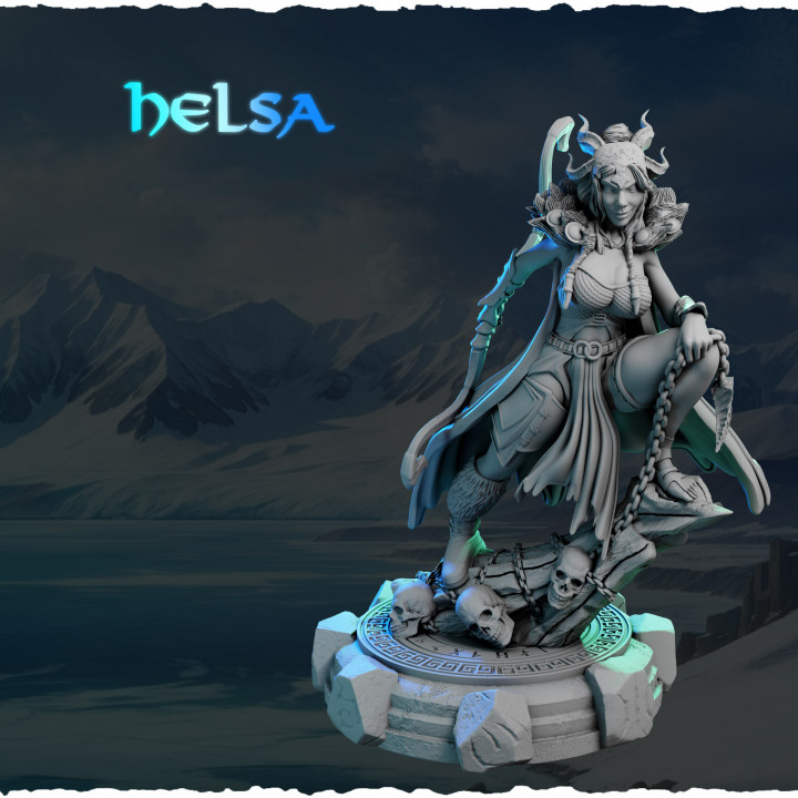 3D Printable Helsa from Ladies of the North (Vikings) by Black Bird ...