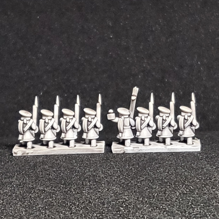 3D Printable 6mm XVIII Highlander Black Watch "advancing" by CARLOS AMADOR