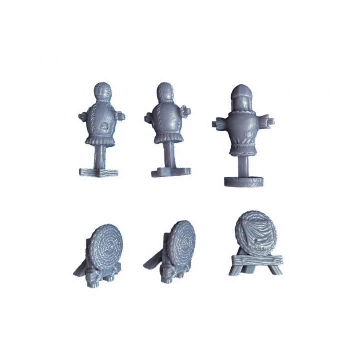 3D Printable Training targets and dummies by Tiny Furniture