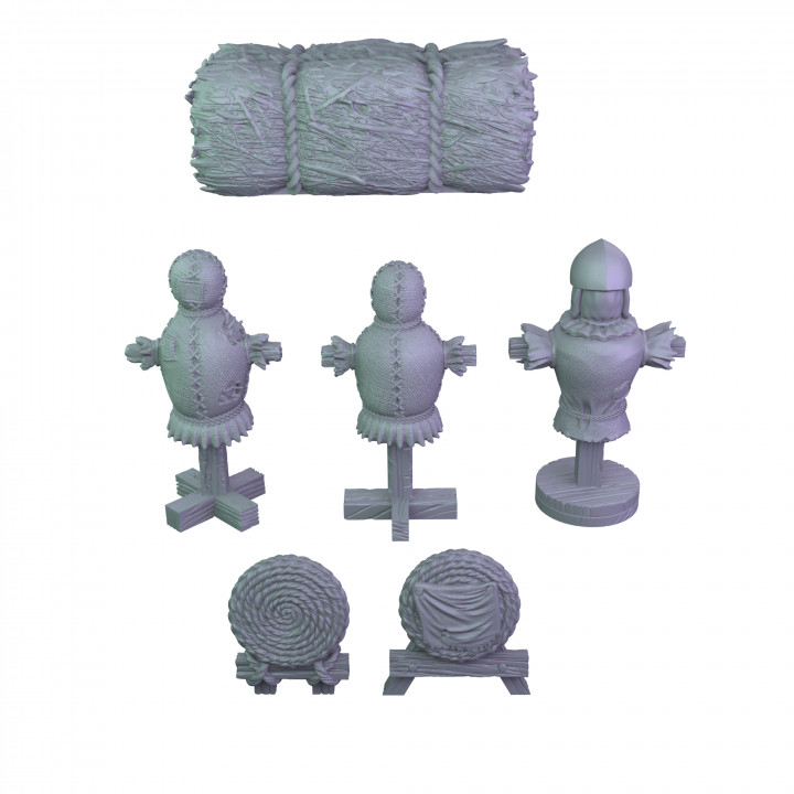 3D Printable Training targets and dummies by Tiny Furniture