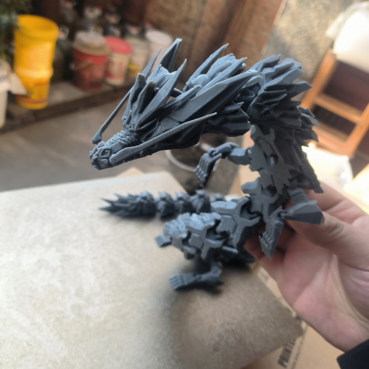 3D Printable Chinese dragon——CHI by XingHai icreatori —— 星骸造物