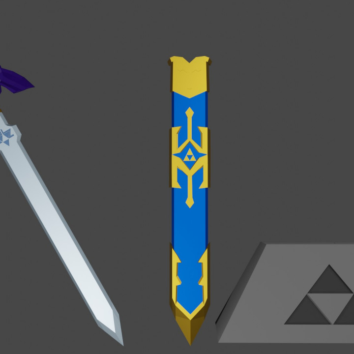 3D Printable Master Sword by Ernesto Enrique Genao viloria