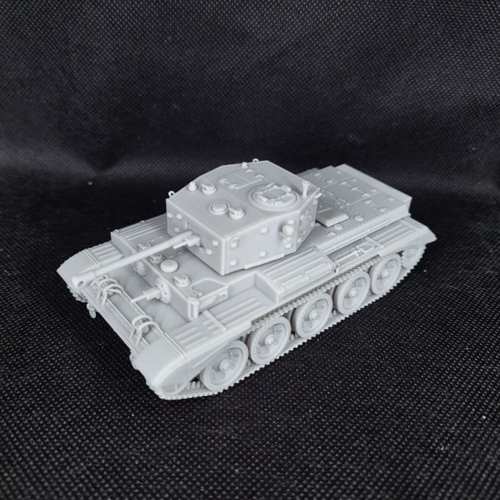 3D Printable Tank Cruiser Cromwell A27M (UK, WW2) by Wargame3d