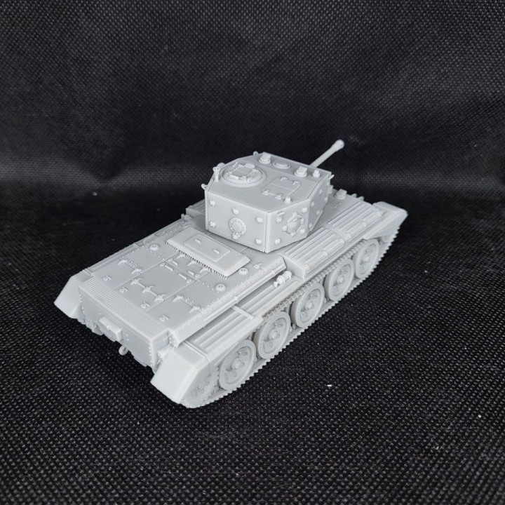 3D Printable Tank Cruiser Cromwell A27M (UK, WW2) by Wargame3d