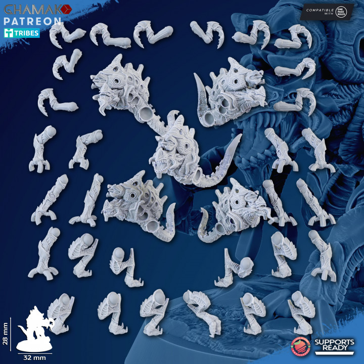 3D Printable Swarm Cystlings by Ghamak