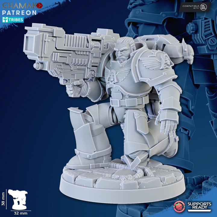 3D Printable Plasma Devastator (heavy plasma) by Ghamak