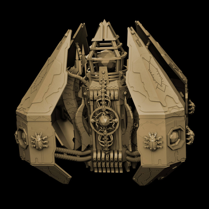 3D Printable Eternal Dynasty Monolith Sci Fi Miniature (multiple bodies ...