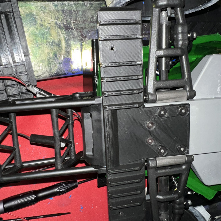 3D Printable Traxxas Rustler Rear Diffuser by Omar Cuevas