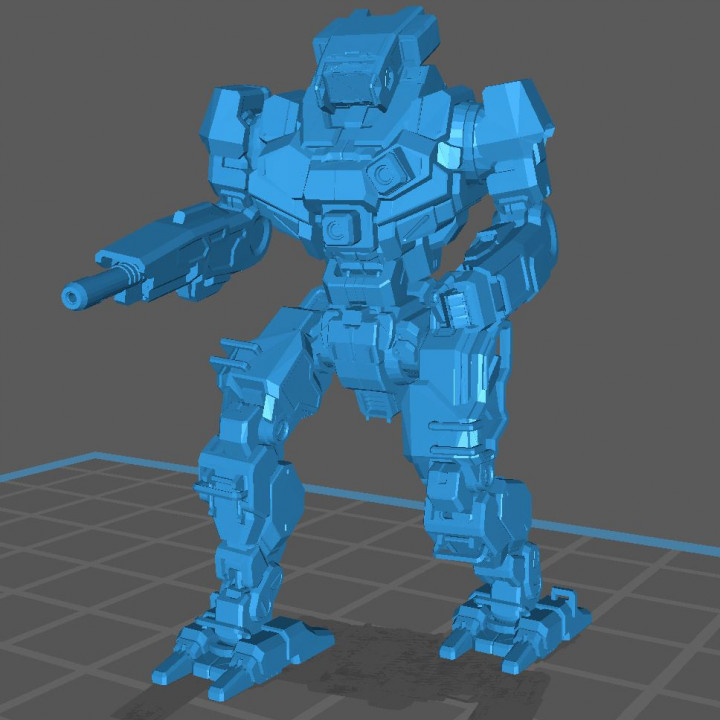 3D Printable CLNT-2-3T Clint BN Edition for Battletech remix by Chris Goodwin