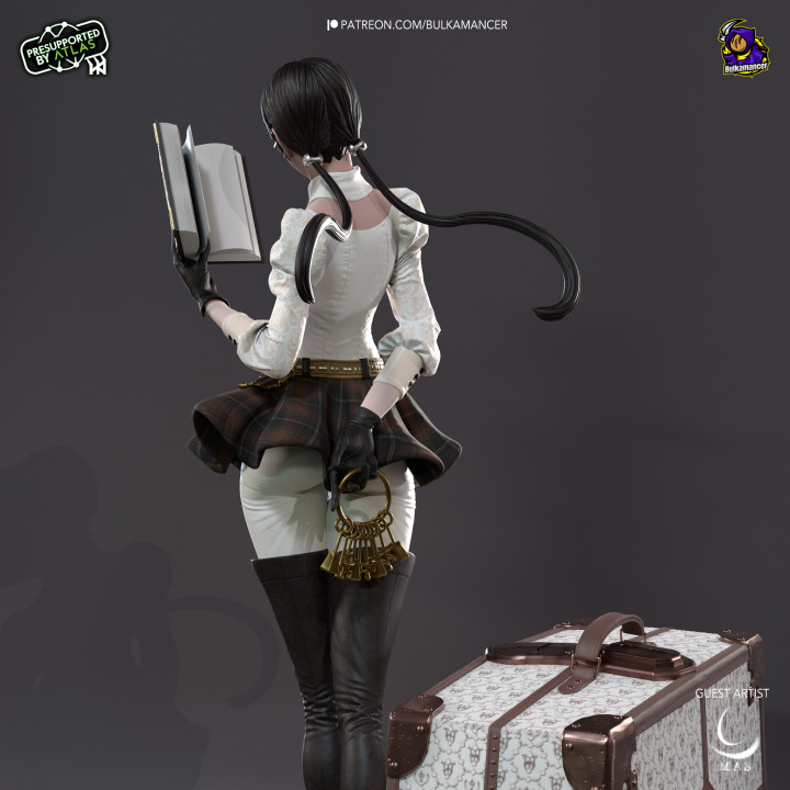 3D Printable Observer of Timelines | 228mm by Bulkamancer Sculpts