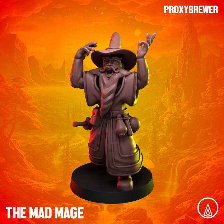 3D Printable The Mad Mage by ProxyBrewer
