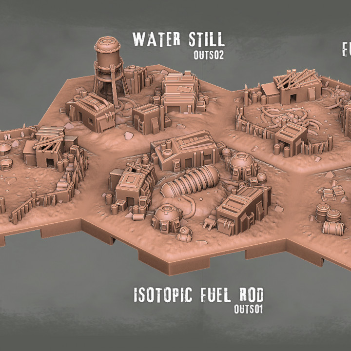 3D Printable OUTLANDERS CAMPAIGN PACK by PopovLaboratory