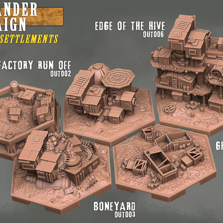 3D Printable OUTLANDERS CAMPAIGN PACK by PopovLaboratory