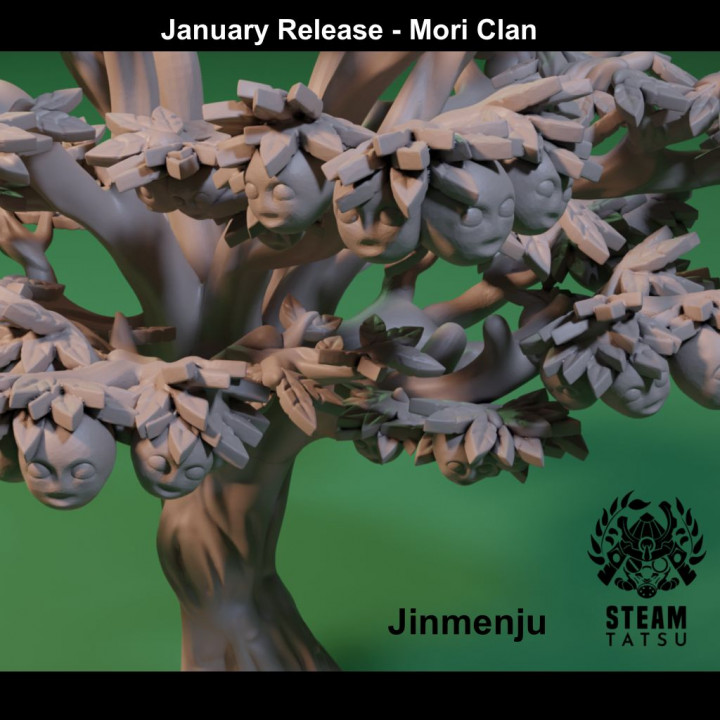 3D Printable Jinmenju Tree by Steam Tatsu