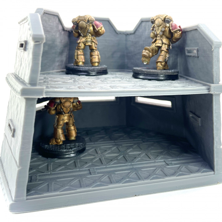 3D Printable Print 'N' Roll: Imperial Bunker Complex (Texture Roller ...