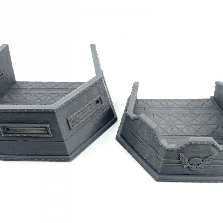 3D Printable Print 'N' Roll: Imperial Bunker Complex (Texture Roller ...