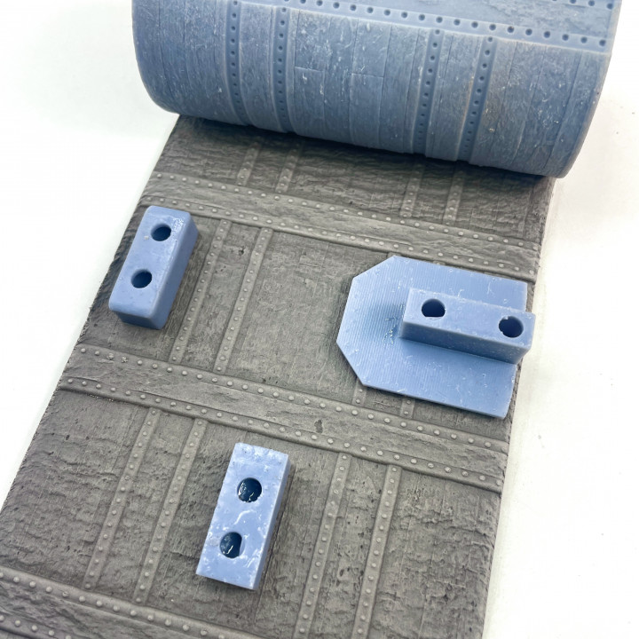 3D Printable Print 'N' Roll: Imperial Bunker Complex (Texture Roller ...