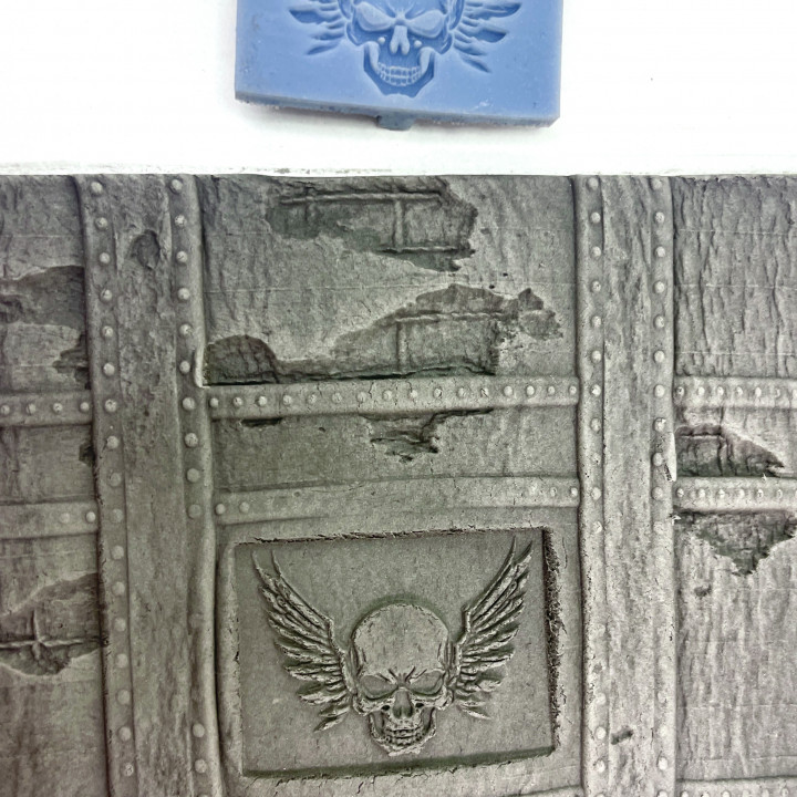 3D Printable Print 'N' Roll: Imperial Bunker Complex (Texture Roller ...