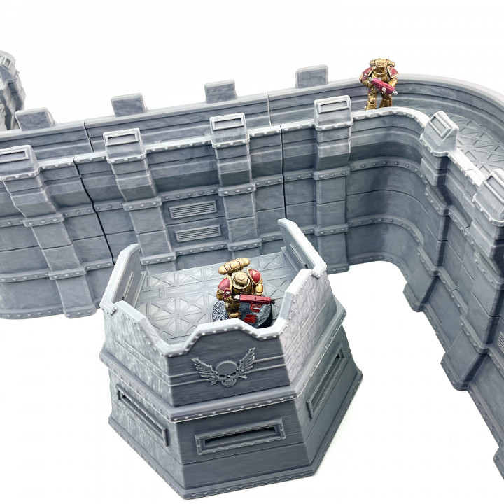 3D Printable Print 'N' Roll: Imperial Bunker Complex (Texture Roller ...