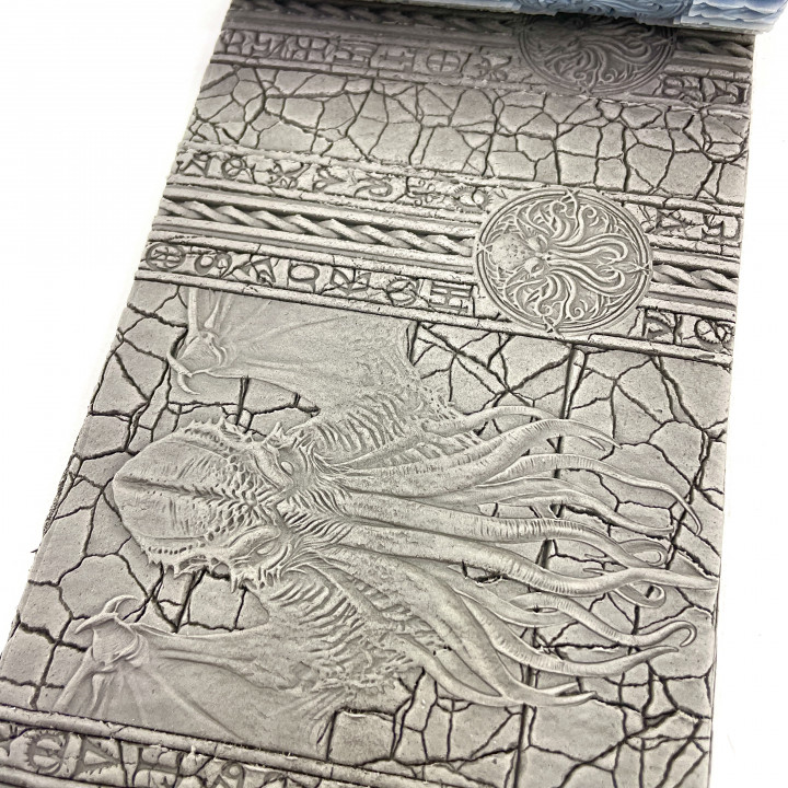 3D Printable Print 'N' Roll: Cthulian Nightmare (Texture Roller and ...