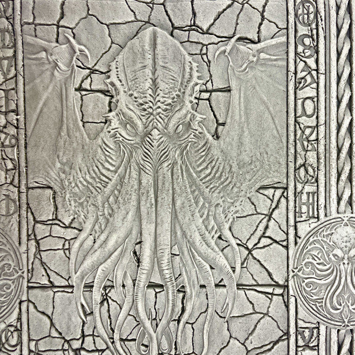 3D Printable Print 'N' Roll: Cthulian Nightmare (Texture Roller and ...