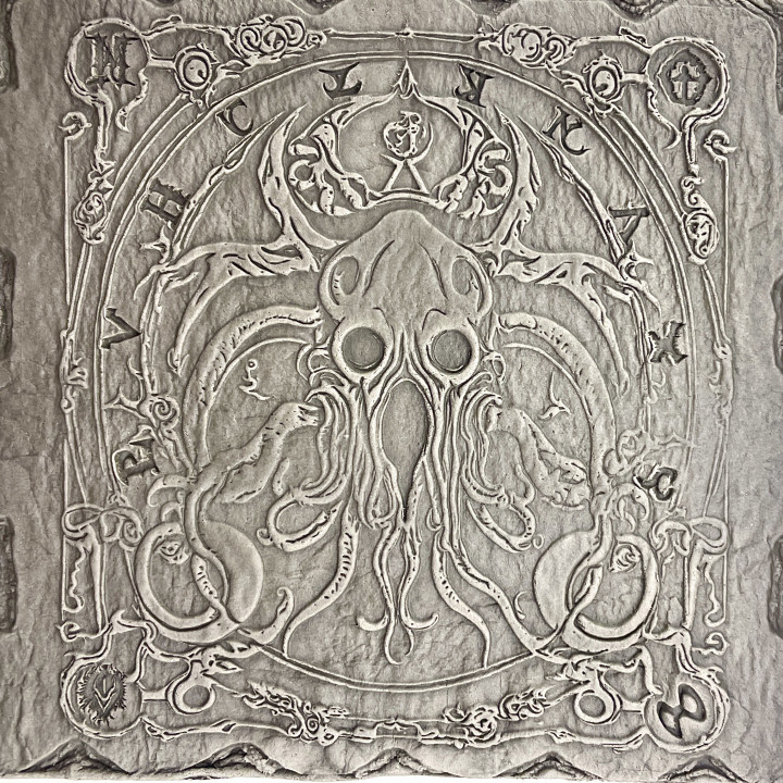 3D Printable Print 'N' Roll: Cthulian Nightmare (Texture Roller and ...