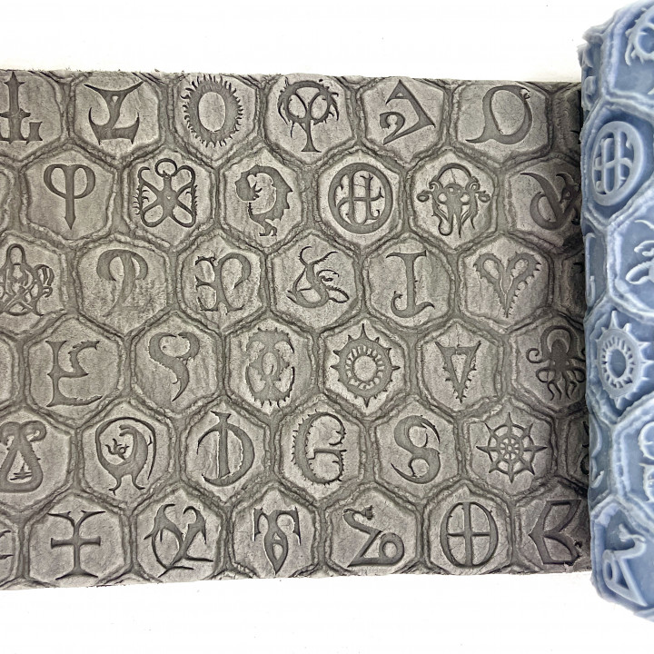 3D Printable Print 'N' Roll: Cthulian Nightmare (Texture Roller and ...