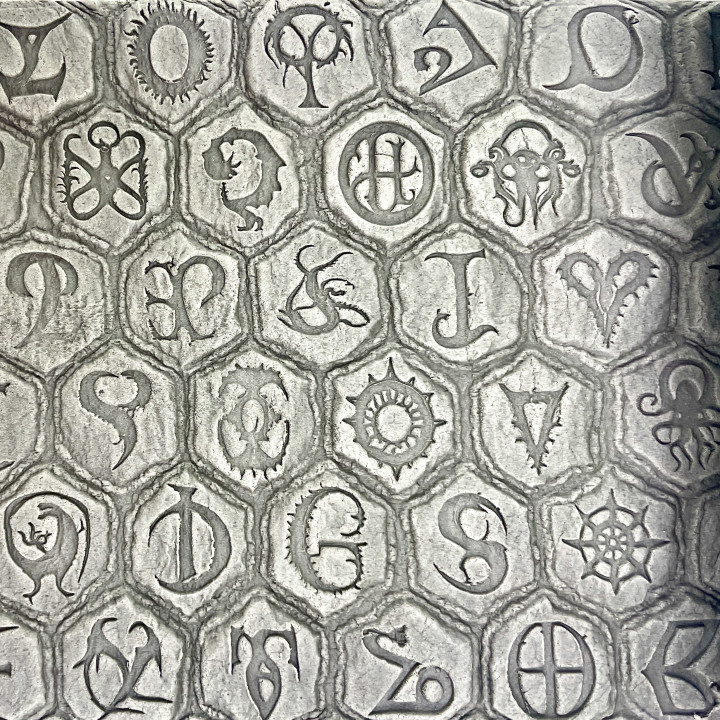 3D Printable Print 'N' Roll: Cthulian Nightmare (Texture Roller and ...