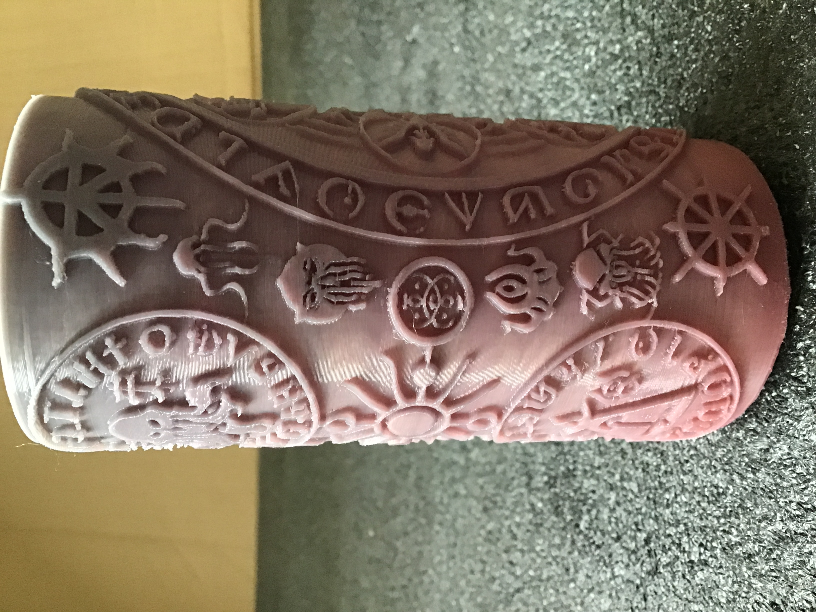 3D Printable Print 'N' Roll: Cthulian Nightmare (Texture Roller and ...