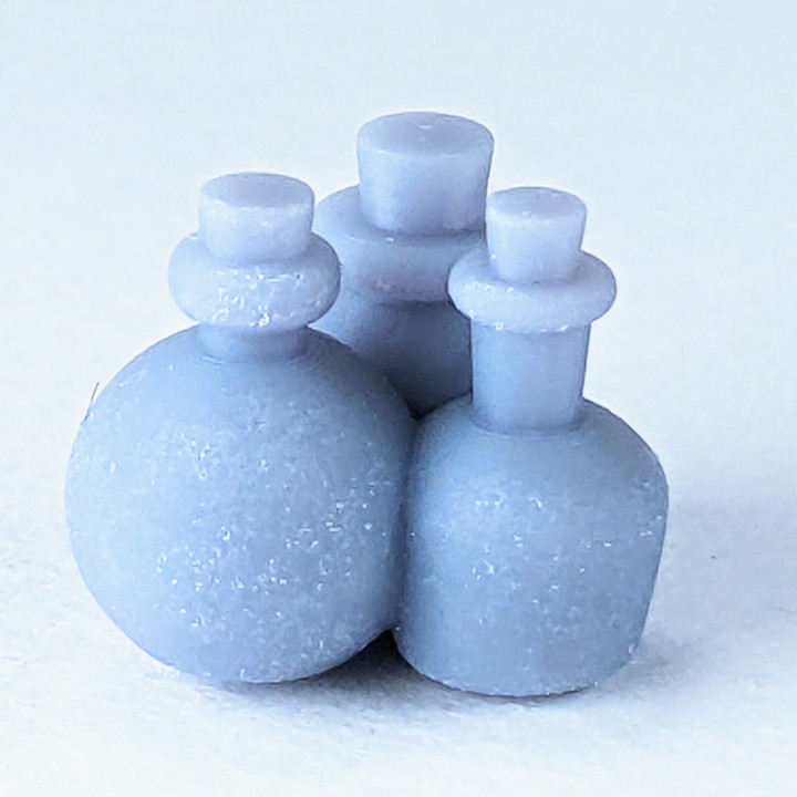 3D Printable Base Scatter: Potion Bottles by Custom Miniature Maker
