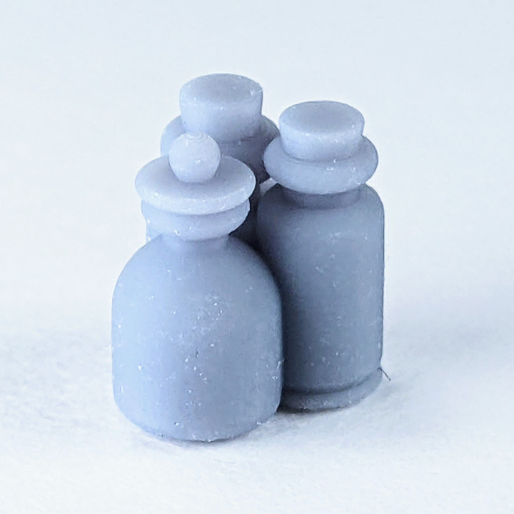 3D Printable Base Scatter: Potion Bottles by Custom Miniature Maker