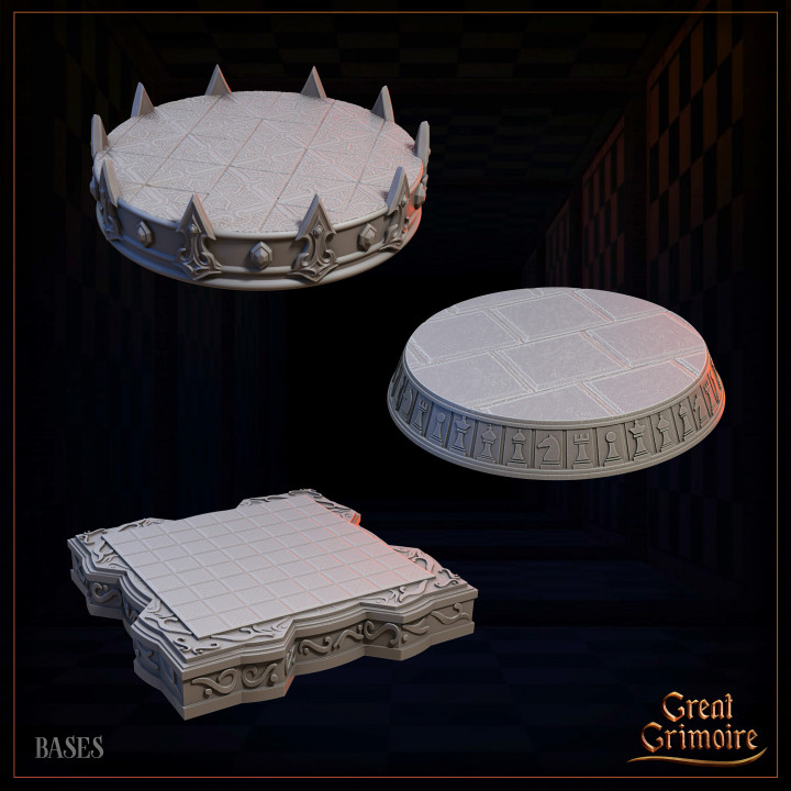 3D Printable Special Bases - January release “Celestial gambit ” by ...