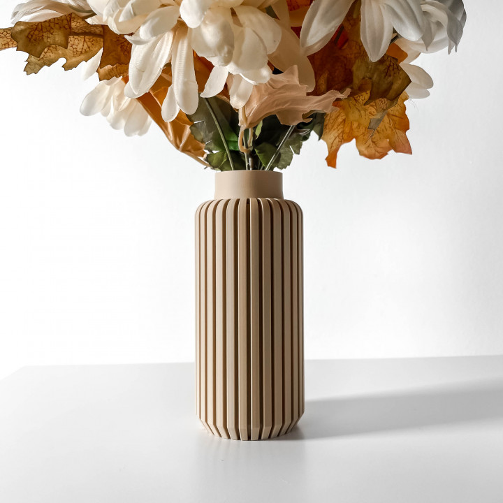 3D Printable The Yuso Vase, Modern and Unique Home Decor for Dried and ...