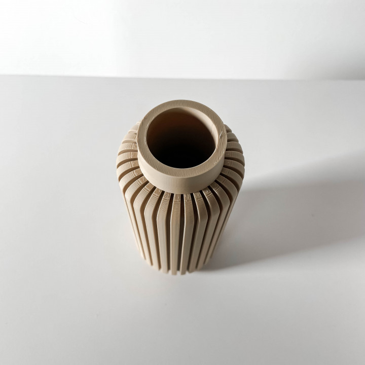 3D Printable The Yuso Vase, Modern and Unique Home Decor for Dried and ...