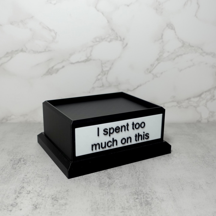 3D Printable Custom Display for Collectibles (3.5 x 4.5 x 6.25-inch ...