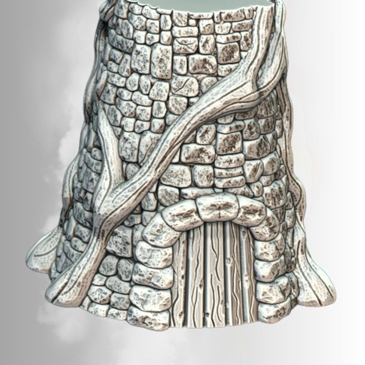 3D Printable AEVILL0 – Small Stone Tower and Mimics by Aether Studios