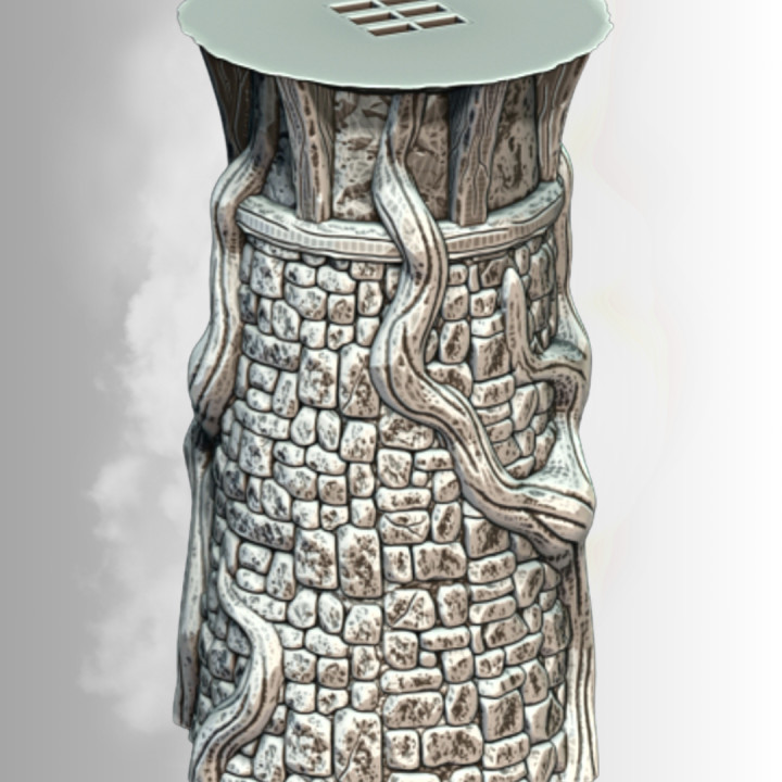 3D Printable AEVILL0 – Small Stone Tower and Mimics by Aether Studios