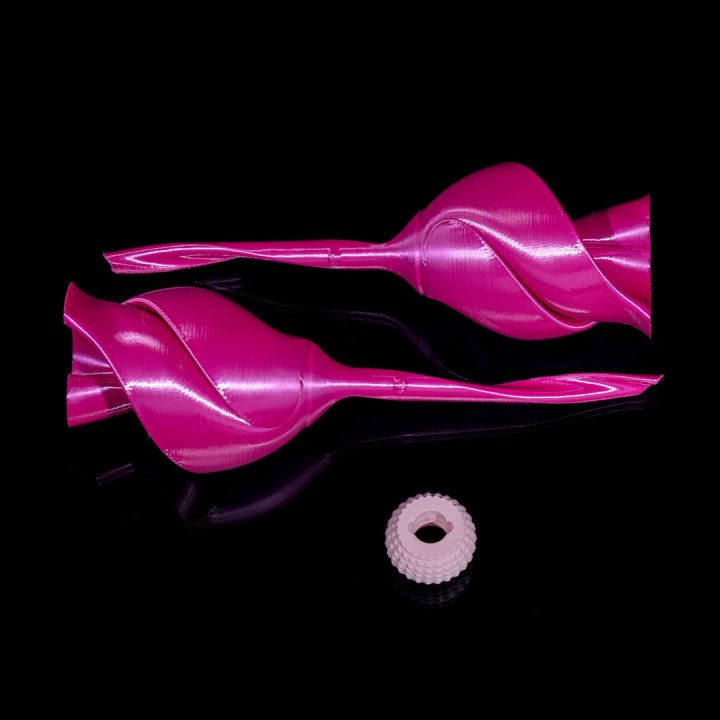 3D Printable Twisted Rose by Stlflix