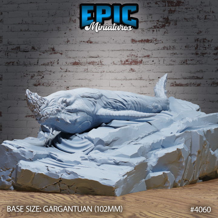 3D Printable Lava Whale Laying / Volcanic Lord / Lava Beast / Fire ...