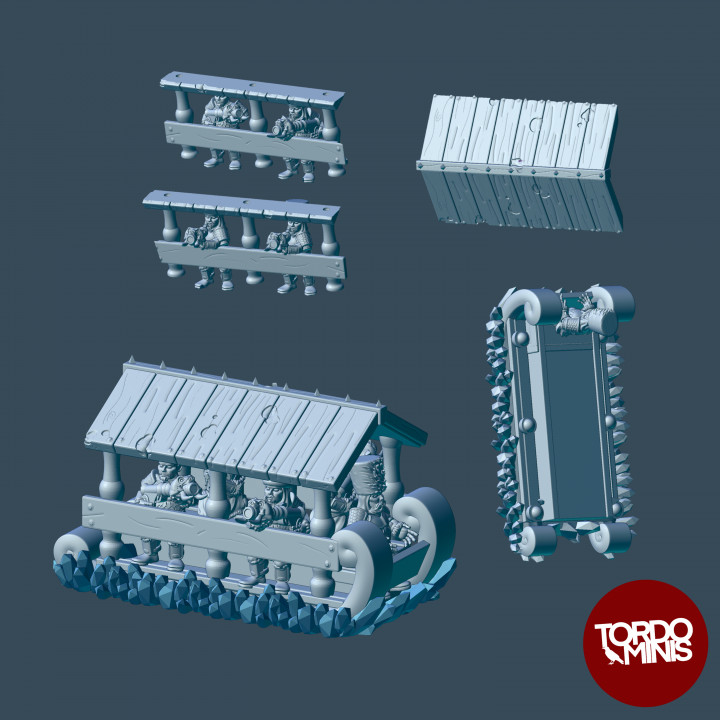 3D Printable Mystic Rusguard: Big Combat Slider (10mm) by Tordominis