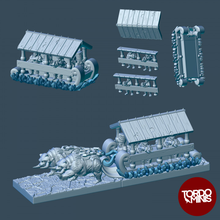 3D Printable Mystic Rusguard: Big Combat Slider (10mm) by Tordominis