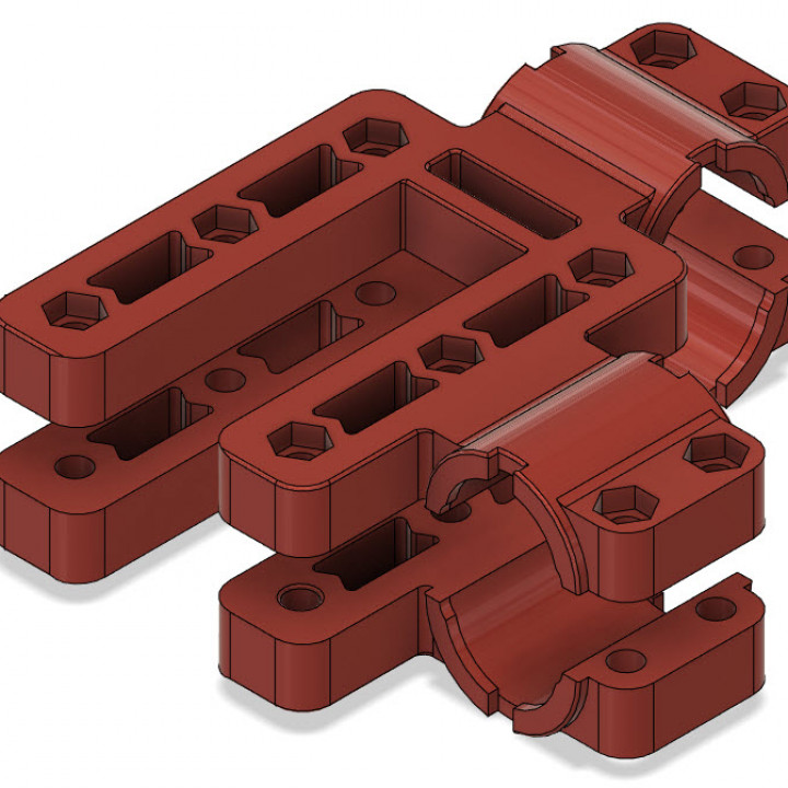 3D Printable Rumble Motors Mounts - Asetek Invicta Pedals by kerry corcoran