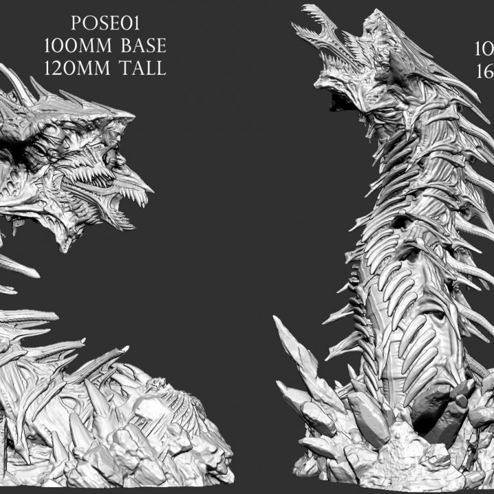 3D Printable Xeno Crawler (pose 1 of 2) by Mini Monster Mayhem