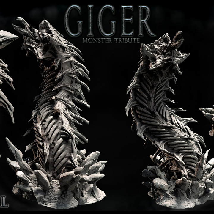 3D Printable Xeno Crawler (pose 2 of 2) by Mini Monster Mayhem