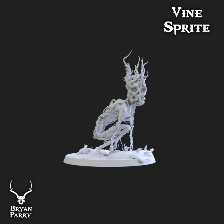3D Printable Vine Sprite, or Dryad by Bryan Parry