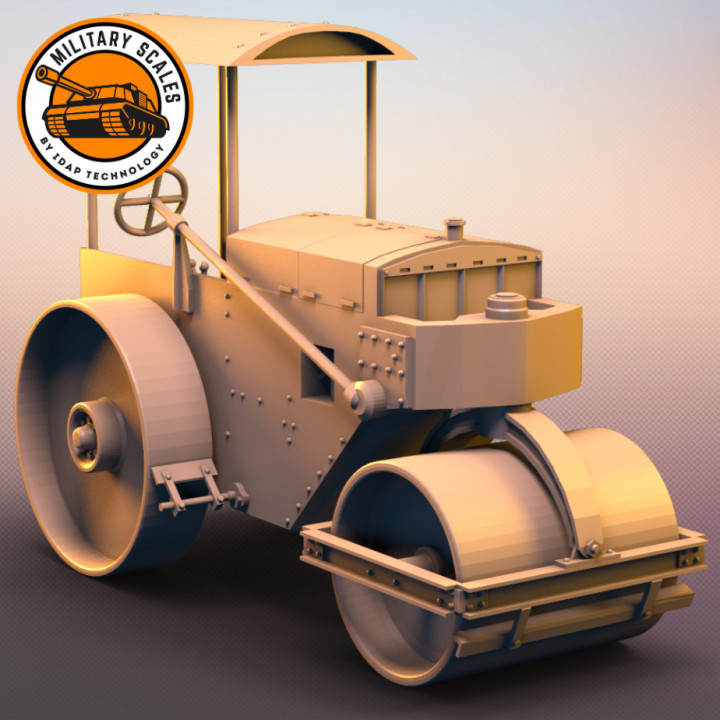 3D Printable Captured Japanese steamroller on Guadalcanal in August ...